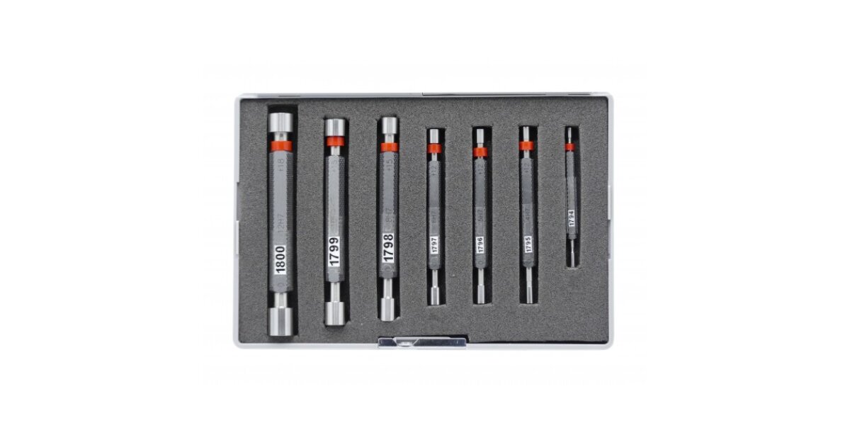 Mezní válečkový kalibr H7 / sada DIN 7162/7164 | KMITEX